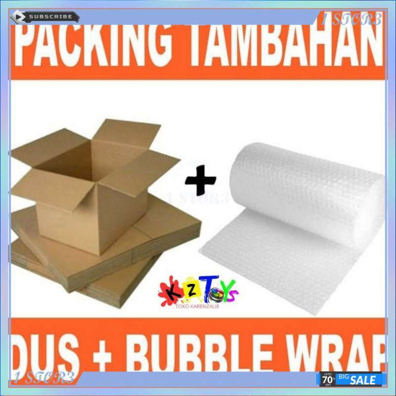 Promo Tambahan Packing Aman - Packing Dus Diskon 39% di Seller 1-STORE ...