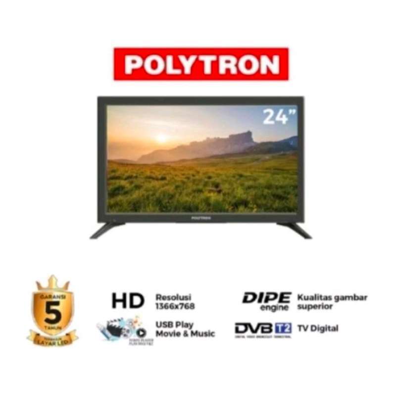 Promo TV LED POLYTRON 24V1853 DIGITAL - POLYTRON TV LED DIGITAL 24 INCH ...
