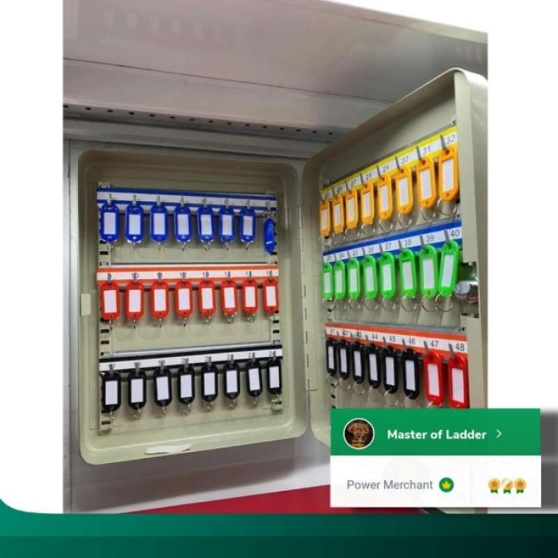 Promo Krisbow Kotak Kunci Berdaya Tampung 48 Kunci / Krisbow Key Box ...