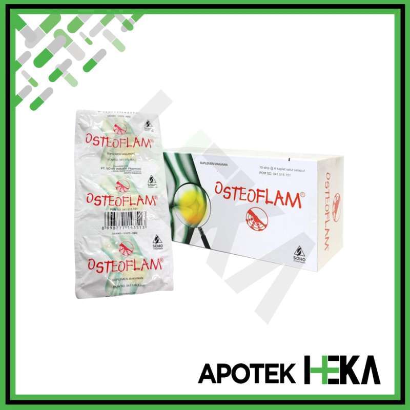 Jual Osteoflam Box isi 10x6 Kaplet - Memelihara Kesehatan Persendian di ...