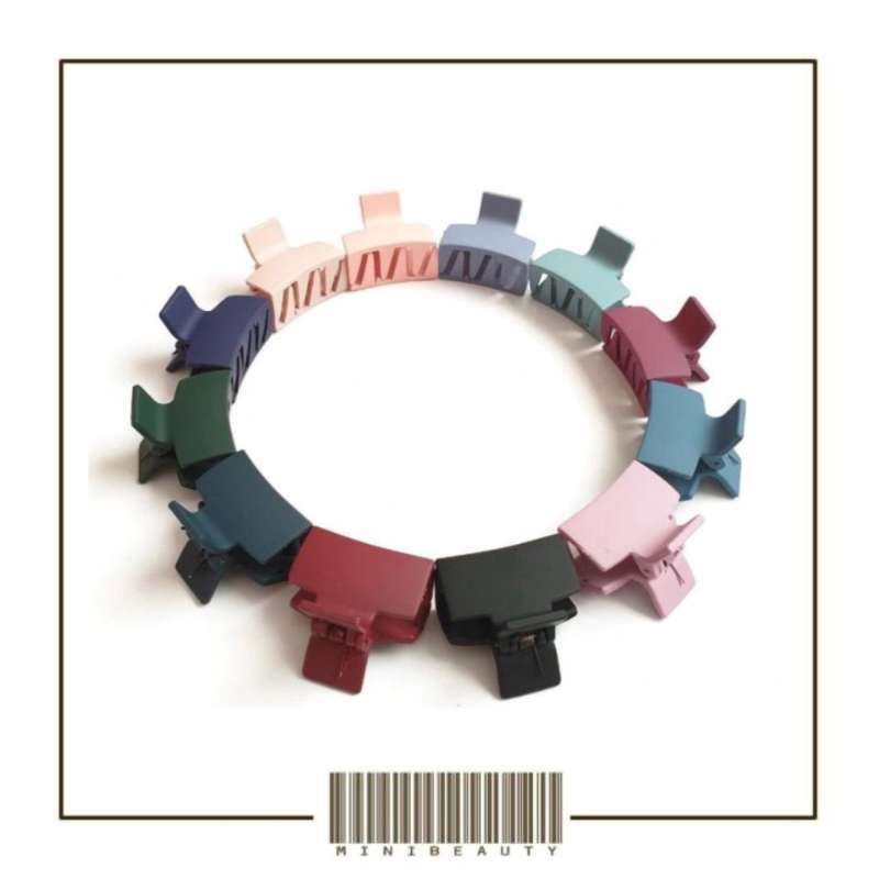 Jual jeday doff jedai bangkok balok 4cm jepit rambut korea di Seller ...