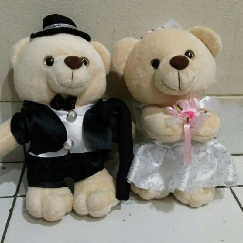 Promo Boneka Beruang Couple Teddy Bear Wedding Pernikahan Sepasang ...
