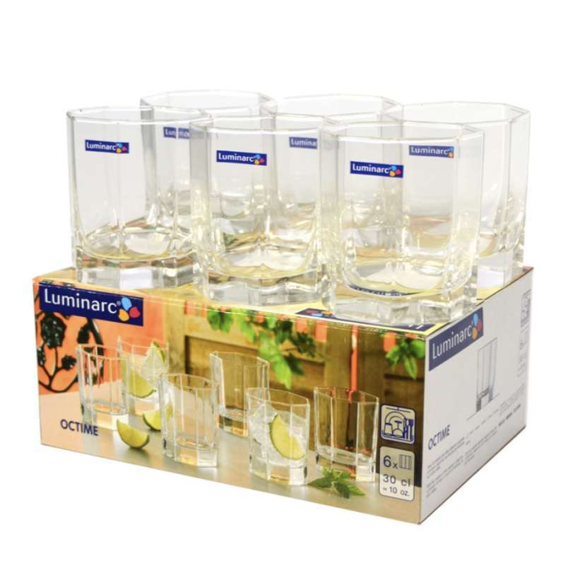 Jual Luminarc Octime Tumbler Glass 30 cl / Gelas Minum Pendek [300 mL ...