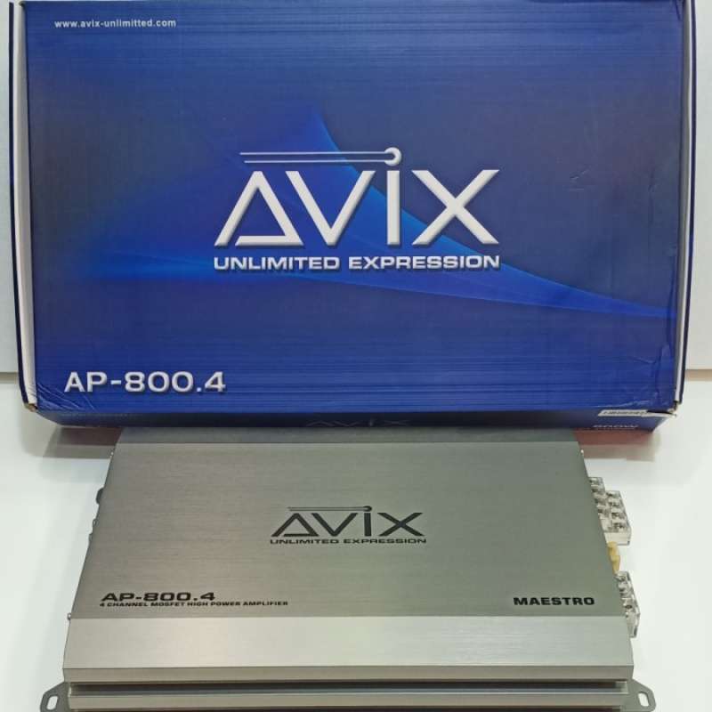 Promo Power AVIX AP 800.4 POWER 4 Channel Made in KOREA POWER AUDIO ...