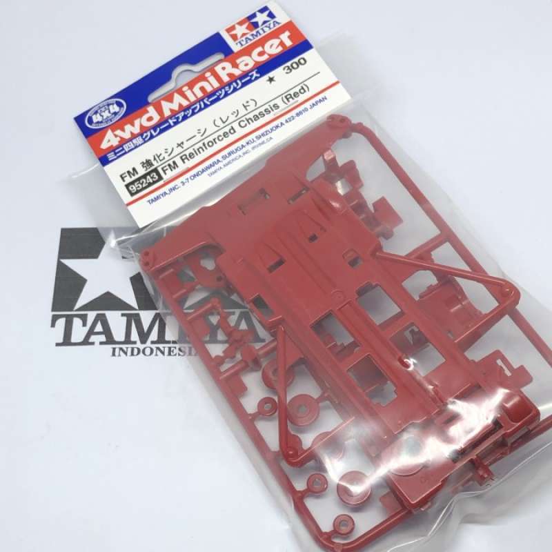 Jual Part Tamiya - Chassis Fm , Tamiya Jr Fm Reinforced Chassis - Red ...