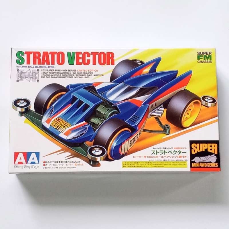 Promo Tamiya Mini 4Wd Merk Aa Strato Vector Diskon 17% di Seller DENTA ...