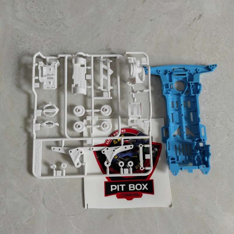 Jual Tamiya Chassis Abs Blue + Gearbox S2 Super 2 Loose Part Original di Seller DENTA TOYS ...