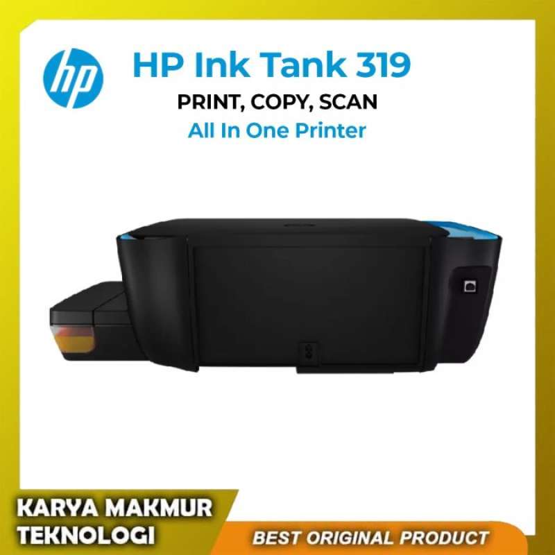 Promo Hp Ink Tank 319 All In One Printer (print, Scan, Copy) Diskon 29% ...