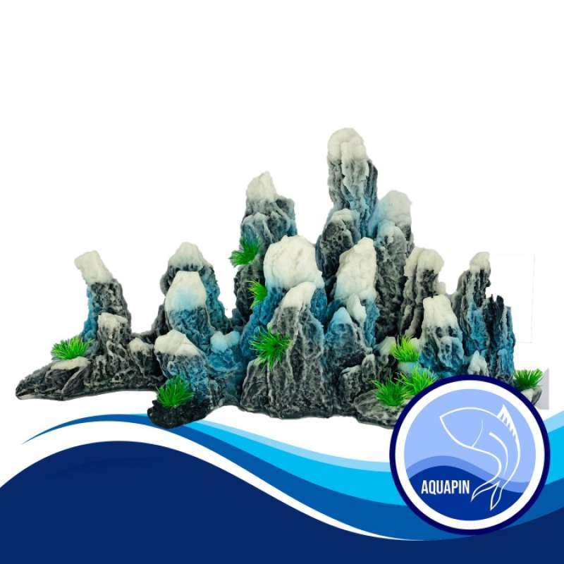 Promo Hiasan Tebing Es Aquapin Aquarium Aquascape Ornament Paludarium ...
