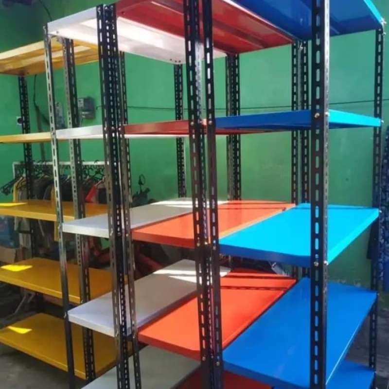 Promo Rak Besi Serbaguna Ukuran 100 Ã— 50 Ã— 200 (Cm) 5 Ambalan + Kaki ...