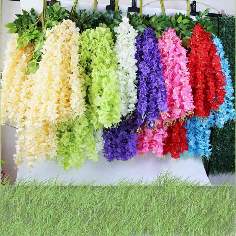 Jual Oem One-c745 Bunga Hias Wisteria Ornamen / Bunga Artificial ...