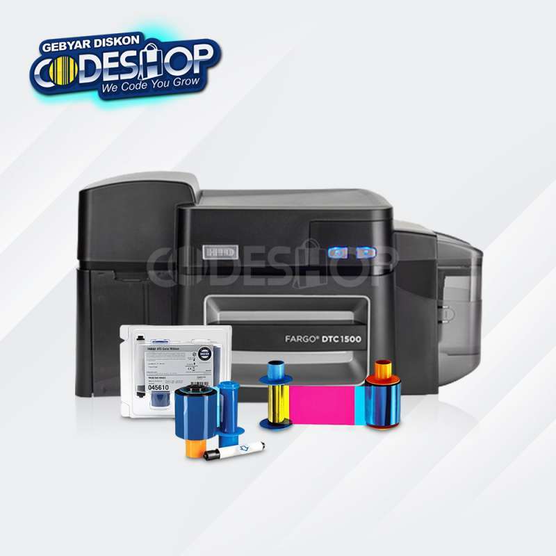 Jual Fargo Dtc1500 Ribbon Color 045610 Ymcko 500 Images Print Tinta ...