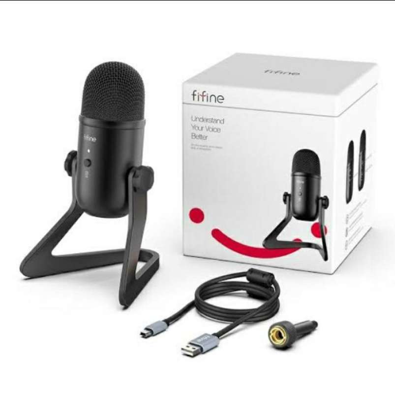 Jual FIFINE K678 ORI USB MIC BAJET GAMING ZOOM ONLINE MEETING RECORDING PS4 di Seller AM JIN ...