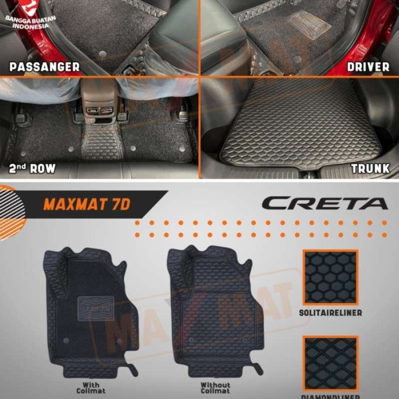 Promo Karpet Mangkok Maxmat 7D Otoproject Hyundai Creta 2022 Ready Stok ...