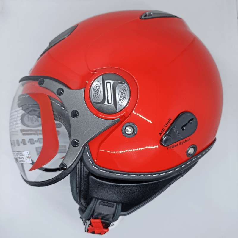 Promo HELM KYT ELSICO FIRE RED HELM KYT HALF FACE RETRO - FERRARI L ...