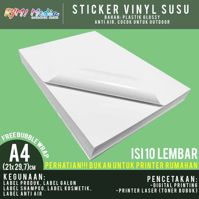 Jual Kertas Stiker Vinyl A4 Original Harga Termurah Juni 2024 | Blibli