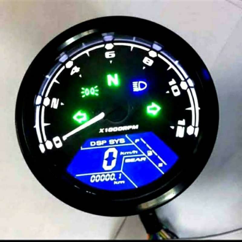 Promo Speedometer Tachometer Odometer Analog Digital Diskon 23% Di ...