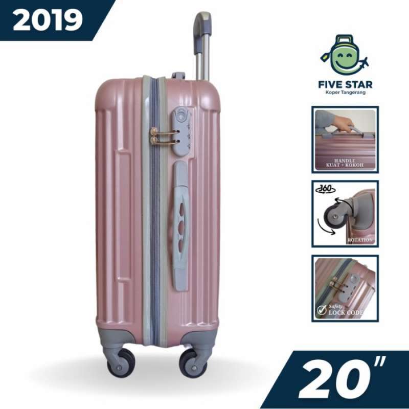 Promo Koper 20 Inch Cabin Silver Robert Ansell Ukuran Fiber Abs ...