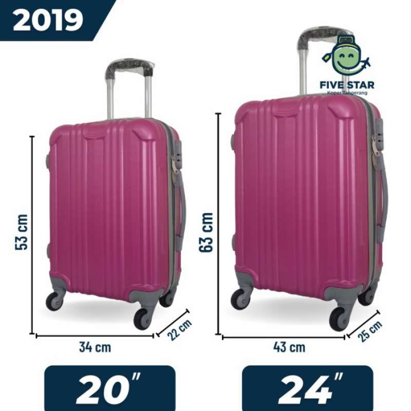 Promo Koper 20 Inch Cabin Silver Robert Ansell Ukuran Fiber Abs ...