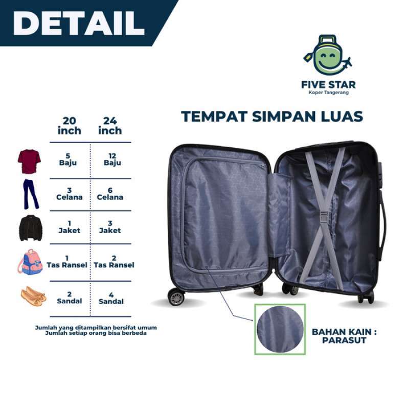 Promo Koper 20 Inch Cabin Silver Robert Ansell Ukuran Fiber Abs ...