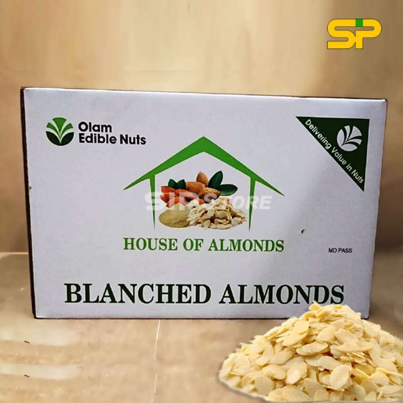 Jual Olam Kacang Almond Sliced / Almond Sliced Edible Nuts 500gr Di ...