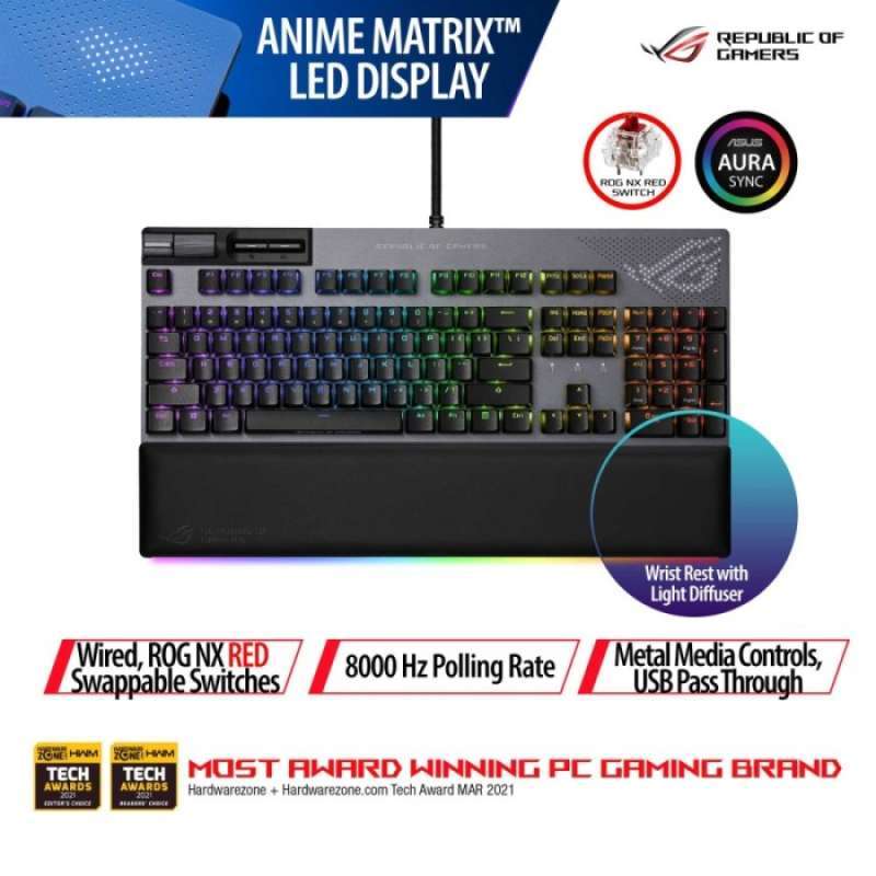 Promo ASUS ROG Strix Flare II Animate - ROG NX mechanical switches ...