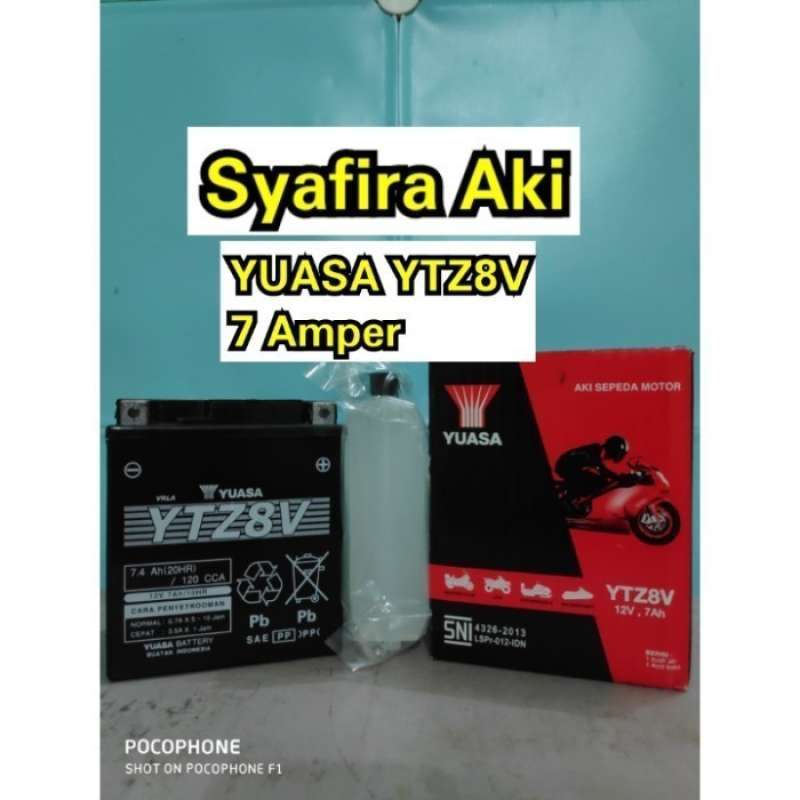 Jual Aki Motor Yamaha R25 YTZ8V Yuasa Ori Accu Kering di Seller Karbura Store - Duri Kepa, Kota ...