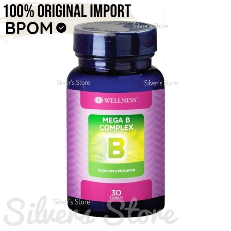 Jual WELLNESS MEGA B COMPLEX (30 TABLET) di Seller Afifah Tick ...