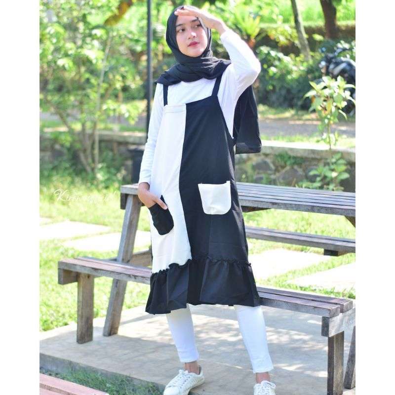 Jual Kirana Sonia Two Tone Overall Wanita di Seller KIRANA GROSIR ...