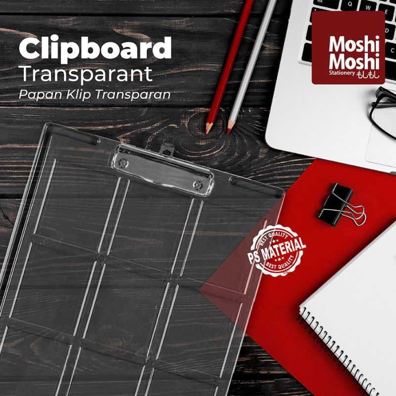 Jual Clipboard Papan Alas Tulis Penahan Siku Kertas Anti Geser ...