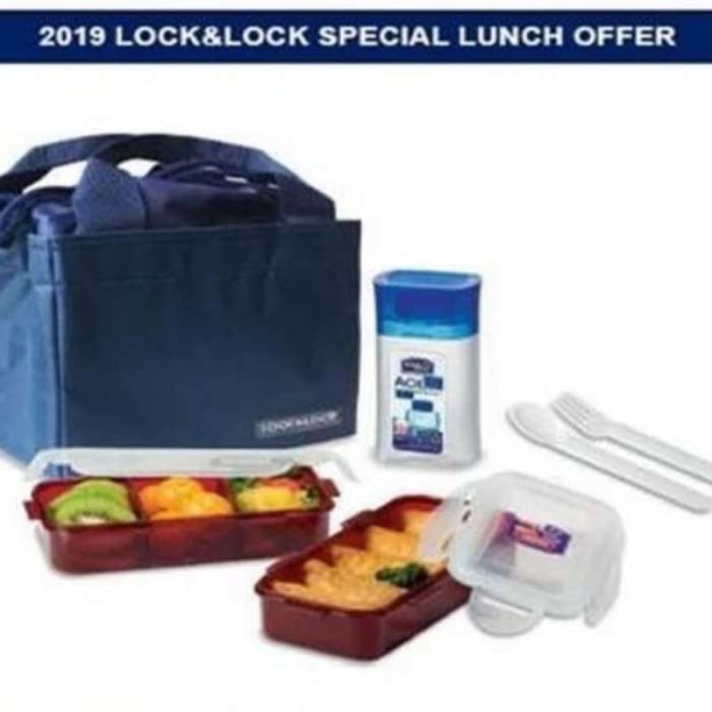 Promo Lock n Lock Lunch Box Set plus Botol Minum Tahan Panas Dingin ...