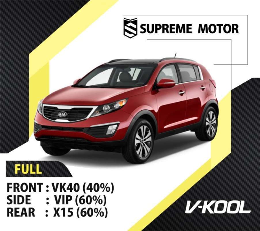 Promo KACA FILM MOBIL FULL V-KOOL KIA SPORTAGE VK40 + VIP + X15 Diskon ...