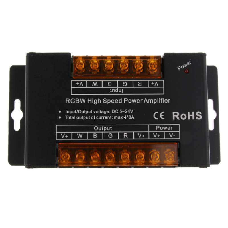 Jual Plastic Rgbw Amplifier Led Light Controller Signal Repeater ...