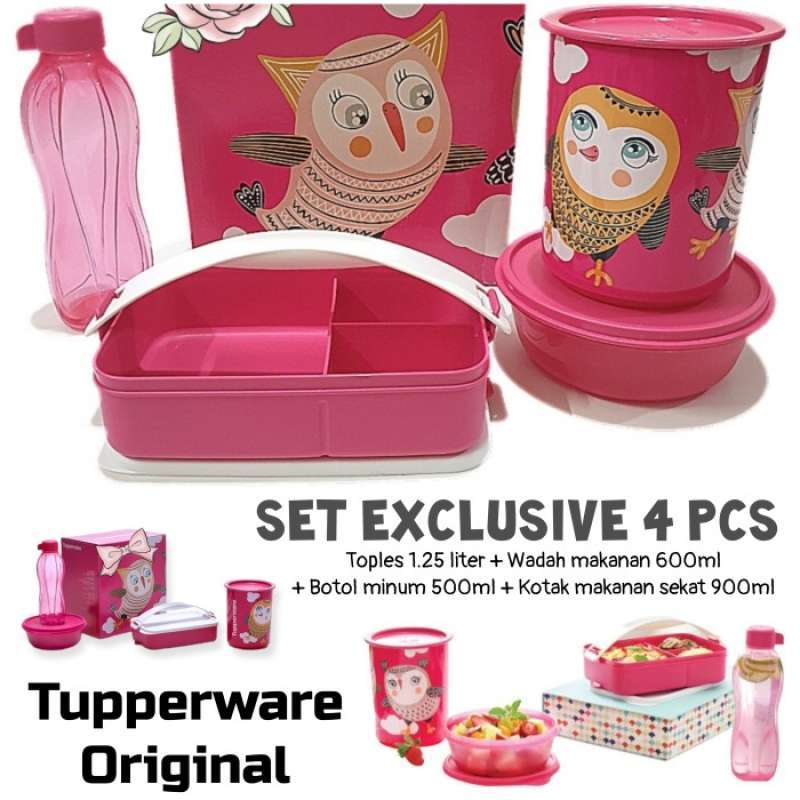 Jual Tupperware Set Lengkap Wadah Bumbu Dapur Toples Snack Kerupuk ...