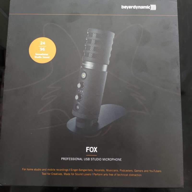 Promo Limited Beyerdynamic Fox Usb Microphone Professional Studio Resmi ...