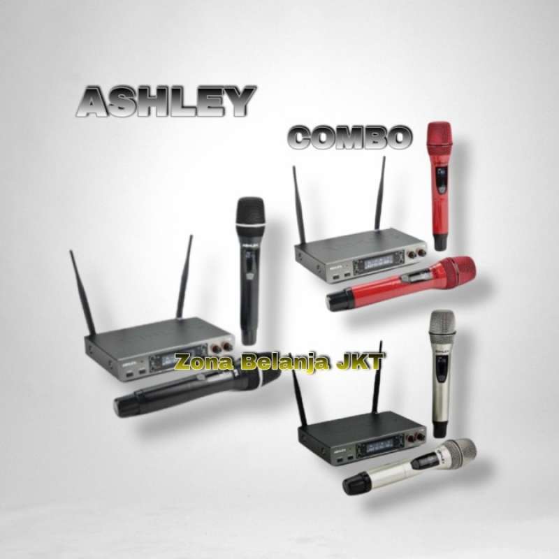 Promo Limited Mic Wireless Ashley Combo Original Dual Microphone ...