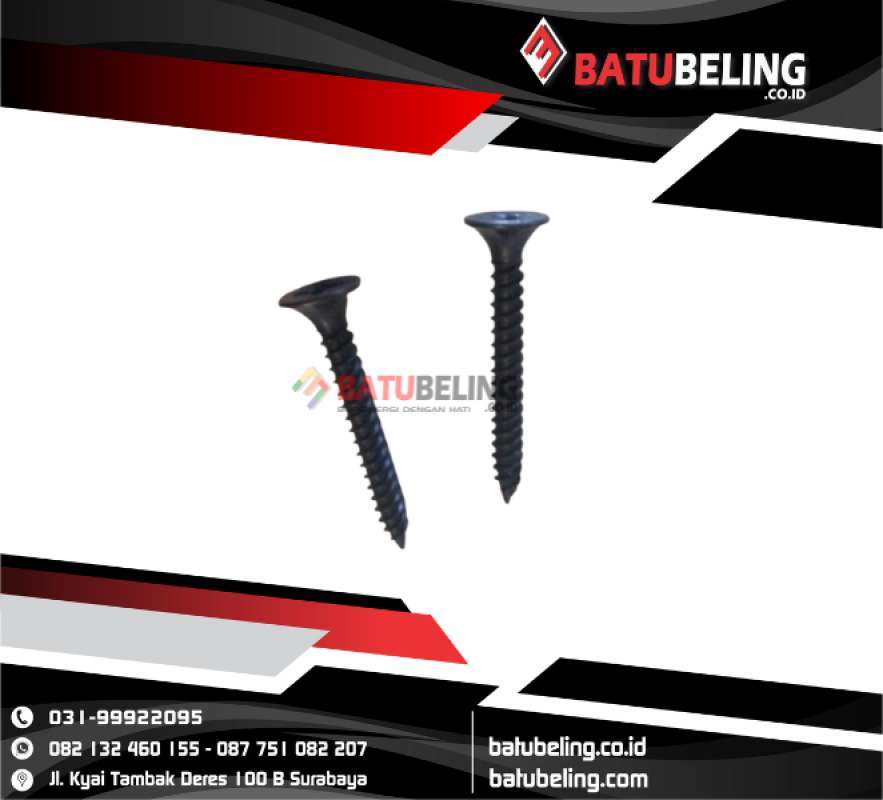 Jual Skrup Gypsum 6 x 1 cm Per Dus (1000 pcs) di Seller Batubeling ...