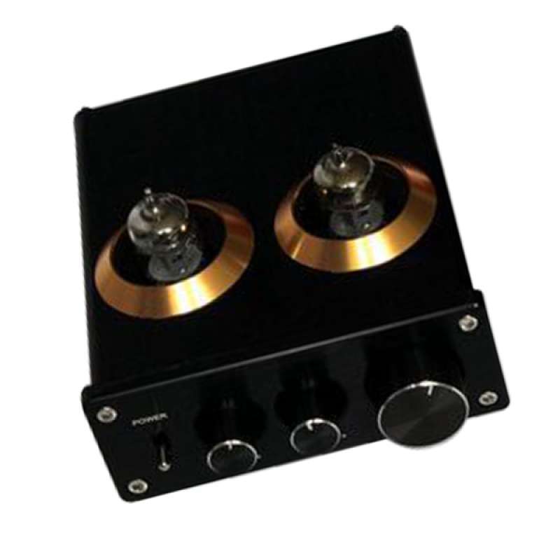 Promo OEM HiFi 6J1 Vacuum Tube Preamplifier Stereo Preamp Treble Bass ...