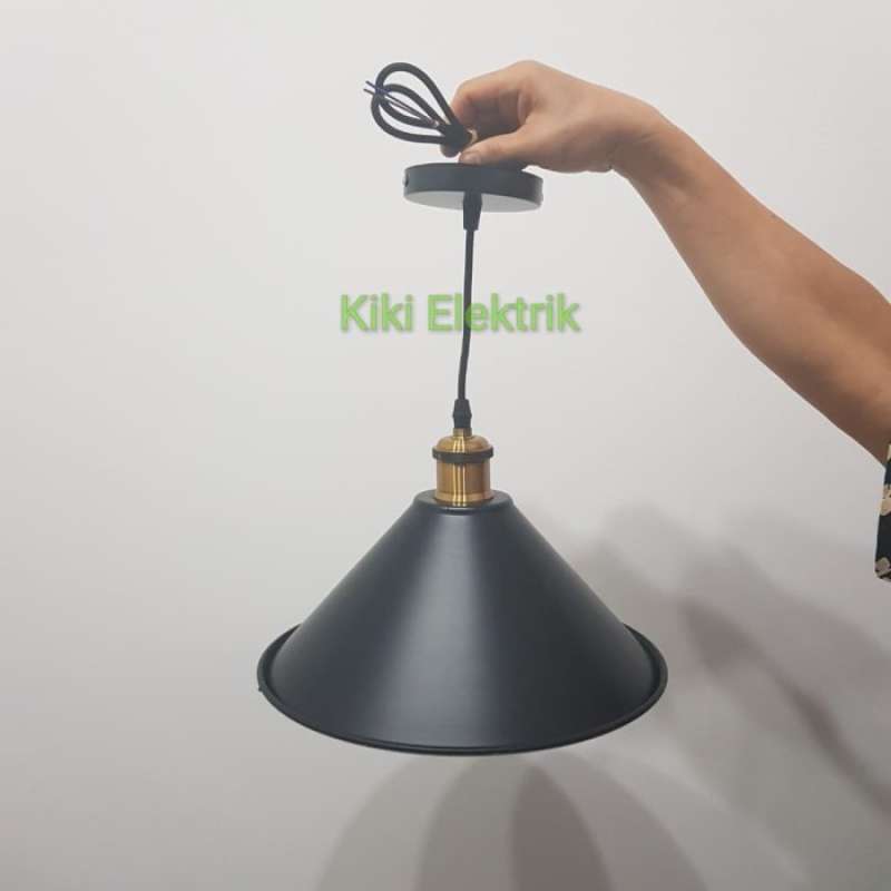 Promo Kap Lampu Gantung Modern Minimalis ( Model Ceper 30 Cm ) + Fiting Besi Diskon 33% di ...