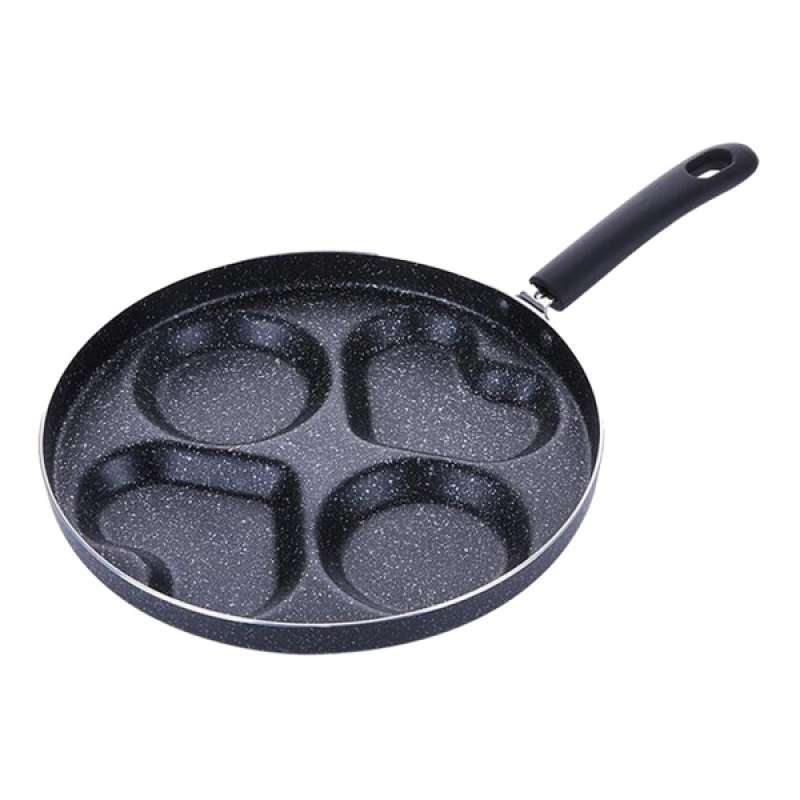 Promo 4 in 1 Egg Pancake Multi Sectional Frying Pan 4 Dimples hole ...