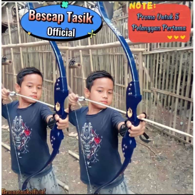 Promo Paket Lengkap Busur Panah Tauhid Anak/Pemula/Dewasa Bescap Tasik ...