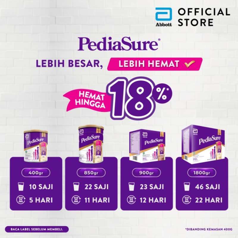 Jual Pediasure Madu 850 G (1-10 Tahun) Susu Formula Pertumbuhan Anak Di Seller Meedina Corner ...