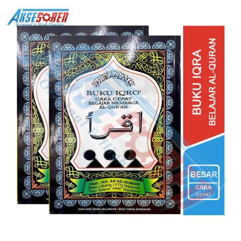 Promo Buku Iqra Besar / Kitab Iqro Cara Cepat Belajar Membaca Al Quran ...