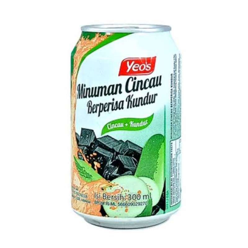 Jual YEOS Cincau + Kundur Minuman Kaleng [300 mL/ 24 kaleng] di Seller ...