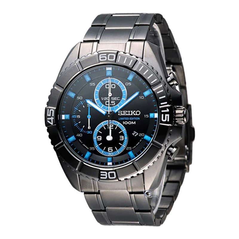 Jual Jam Tangan Pria Seiko Chronograph 100 Original & Branded - Harga ...