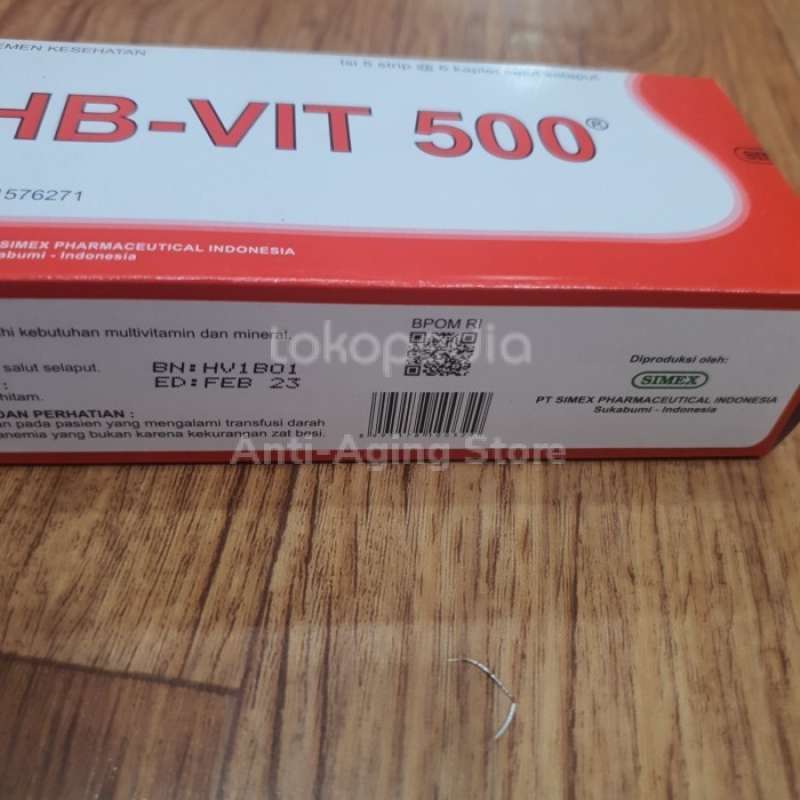 Jual Hb-vit 500 Multivitamin Vitamin C 500mg 30 Tablet Di Seller Afifah ...