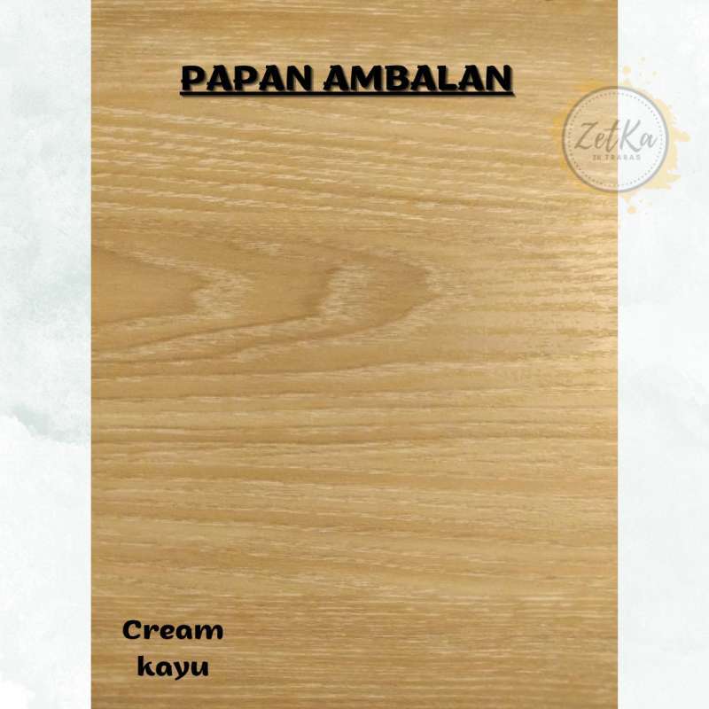 Jual Papan Ambalan Kayu Rak Kayu Plywood Hpl Multiplek - 15x50cm Cream ...