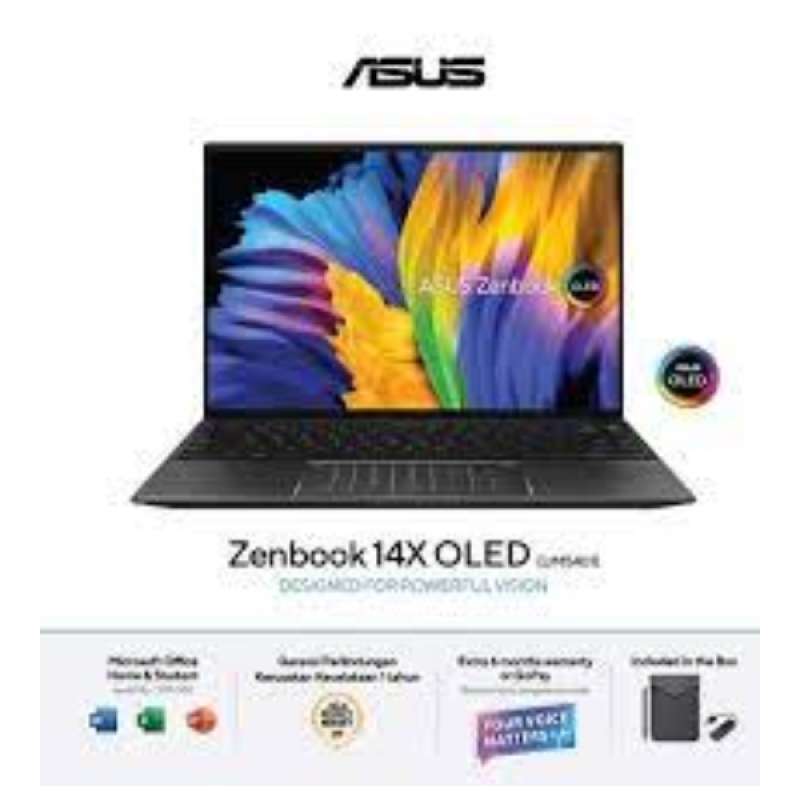 Jual Laptop Asus Zenbook 14 Oled Um5401qa-oled913 - Jade Black [amd ...