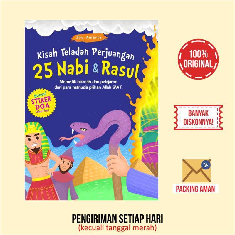 Promo Buku Cerita Anak Islam Kisah Teladan Perjuangan 25 Nabi & Rasul ...