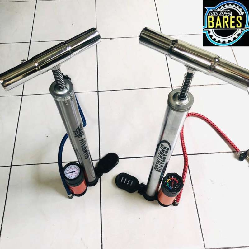 Jual Pompa Sepeda Odessy / Atlantis / Spartacus Stainless Steel / Floor ...